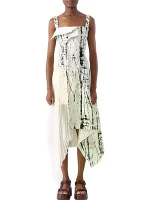 JASON WU Jacquard Asymmetric Dress - White