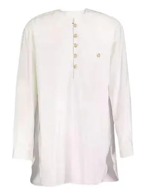 Commas Artist Tunic Shirt - White