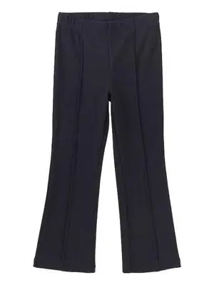 TEA COLLECTION Ribbed Flare Full-length Pants - Indigo