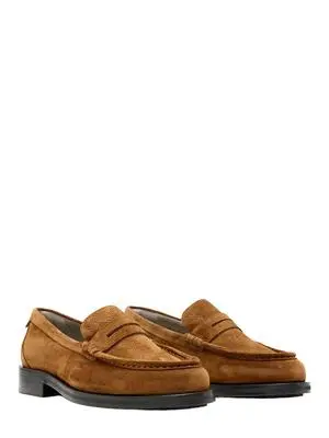 ALLSAINTS AllSaints Bloom Penny Loafer Tan Brown