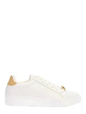 Roberto Cavalli Leather Sneakers - White