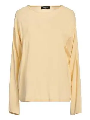 Fabiana Filippi Top Viscose, Elastane - Yellow