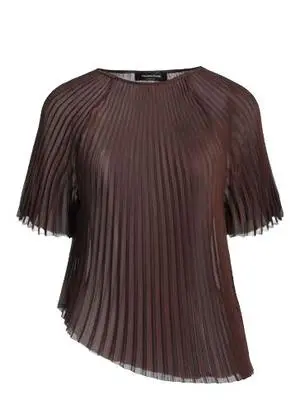 Fabiana Filippi Crepe Top - Brown