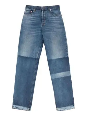 Gucci Boyfriend Cotton Denim Jeans - Blue