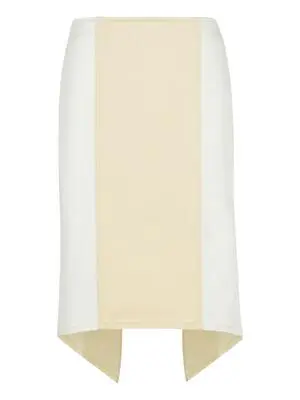 JW Anderson Layered Cotton Skirt - White