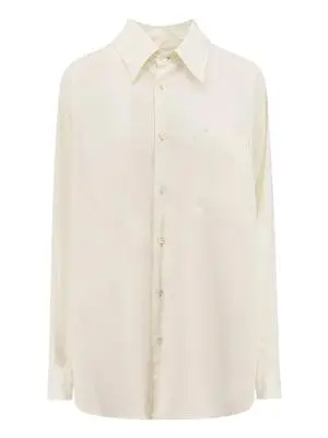 LEMAIRE Long Sleeve Top - White