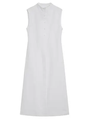 LOULOU STUDIO Cotton Shirt Dress - White