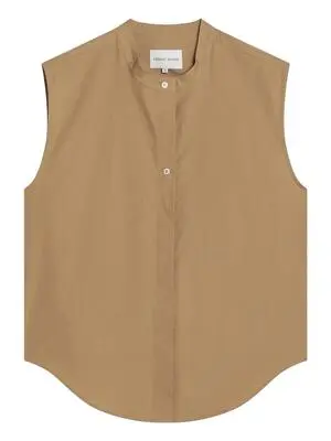 LOULOU STUDIO Sleeveless Shirt - Beige
