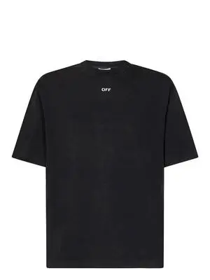 Off White S.matthew Skate Logo Print T Shirt - Black