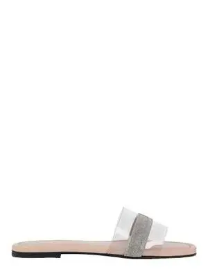 Fabiana Filippi Pvc Slide Sandals - Transparent