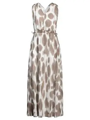 Peserico Cotton Maxi Dress - Beige