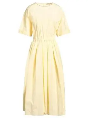 Peserico Midi Flared Dress - Yellow