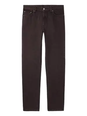 Zegna City Slim-fit Straight-leg Jeans - Brown