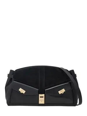 FERRAGAMO Multipocket Hug Crossbody Bag Black