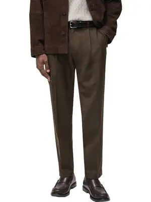 Mango MANGO Slim Fit Trousers Chocolate