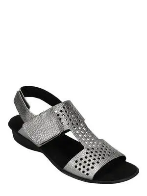 Sesto Meucci Elicia Slingback Sandal - Gunmetal