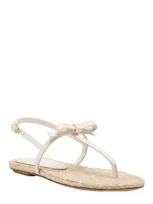 STUART WEITZMAN Felicity Espadrille Slingback Sandals - Cream/ Natural