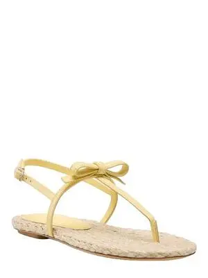 STUART WEITZMAN Felicity Espadrille Slingback Sandals - Lemon Chiffon/ Natura