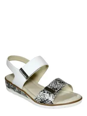 DAVID TATE Civic Slingback Sandal - White Multi