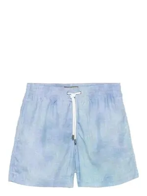 Canali Drawstring Swim Shorts - Blue