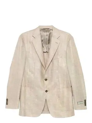 Canali Single-breasted Blazer - Neutrals