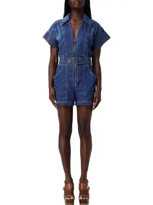 Elisabetta Franchi Belted Jumpsuit - Blue