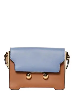 Marni Marni Color Block Shoulder Bag Camel