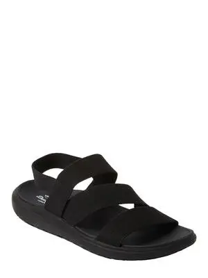 DEARFOAMS Emilia Strappy Sandals - Black