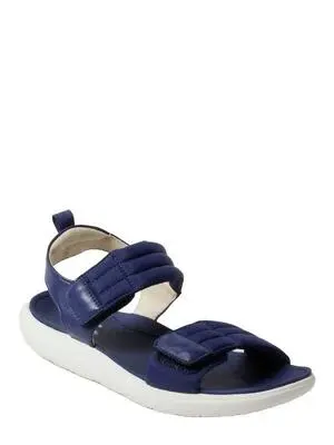 DEARFOAMS DEARFOAMS Thea Quarter Strap Sandals Navy
