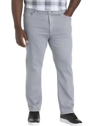 TRUE NATION BY DXL Big & Tall Athletic-fit Stretch Twill Pants - Tradewinds