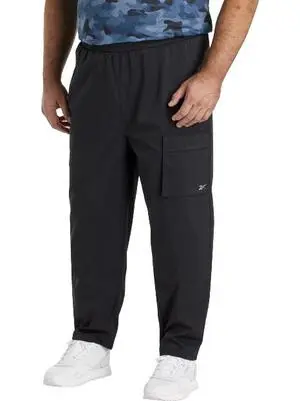 REEBOK Big & Tall Performance Cargo Pants - Black