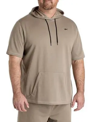 REEBOK Big & Tall Performance Hoodie - Taupe