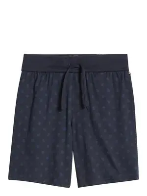 BOSS Relaxed Fit Pajama Shorts - Dark Blue