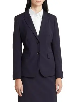 BOSS Juleah Wool Blazer - Sky Captain