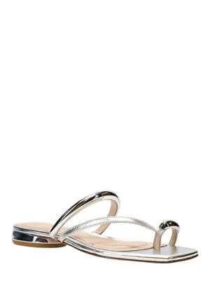 Pelle Moda Pelle Moda Ondra Slide Sandal Silver