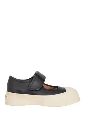 Marni Mary Jane Low-top Sneakers - Black