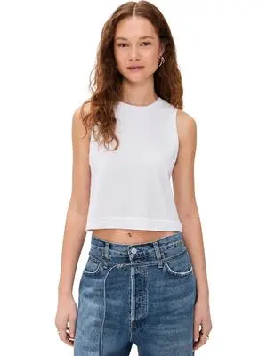 PERFECTWHITETEE Gracie Tank Top - White