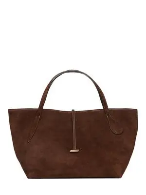 LIFFNER Zip Penne Suede Tote - Brown