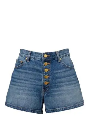 Ulla Johnson Greta Denim Shorts - Blue