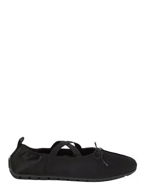 Simone Rocha Grip Satin Ballerinas - Black