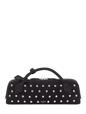 Alaïa Le Teckel Studded Leather Clutch - Black