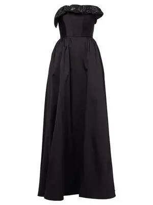 ROLAND MOURET Roland Mouret Ruffled Strapless Gown