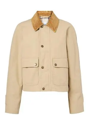 Burberry Cotton Gabardine Jacket - Beige