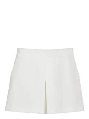 TOM FORD Cotton And Silk-blend Piqué Skort - White