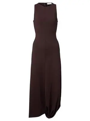 LEMAIRE Sleeveless Midi Dress - Burgundy