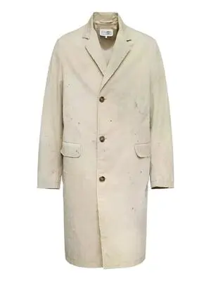 MAISON MARGIELA Paint-splatter Coat - Neutrals