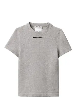 MIU MIU Seamless Mélange T-Shirt