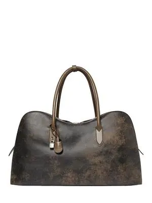 Stella McCartney Ryder Weekender Bag - Mud Brown