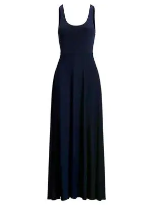 Polo Ralph Lauren U-neck Maxi Dress - Blue