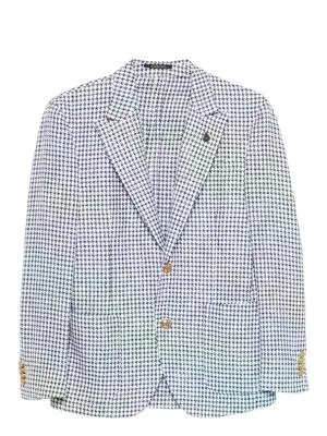 GABRIELE PASINI Tweed Blazer - White